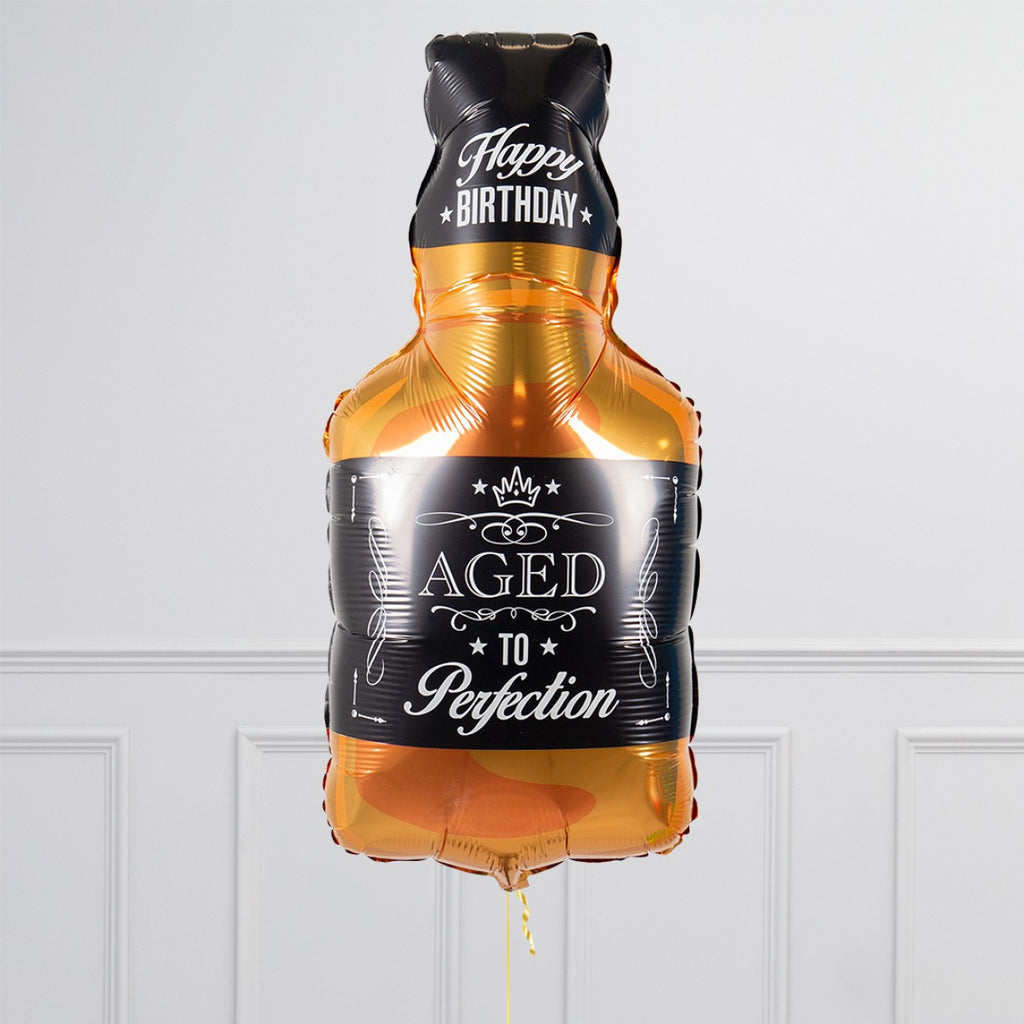 Whiskey Bottle Happy Birthday Balloon Package – Joballoons.ie